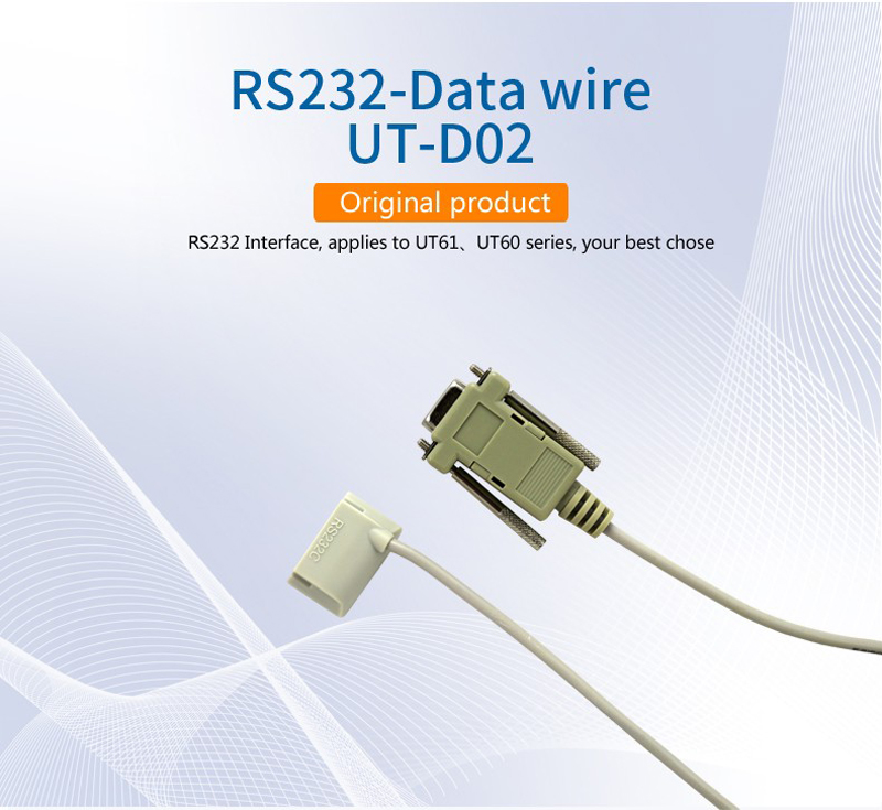 UNI-T UT-D02 RS232 Data Wire for UT60 Series UT61 Series One-way ...