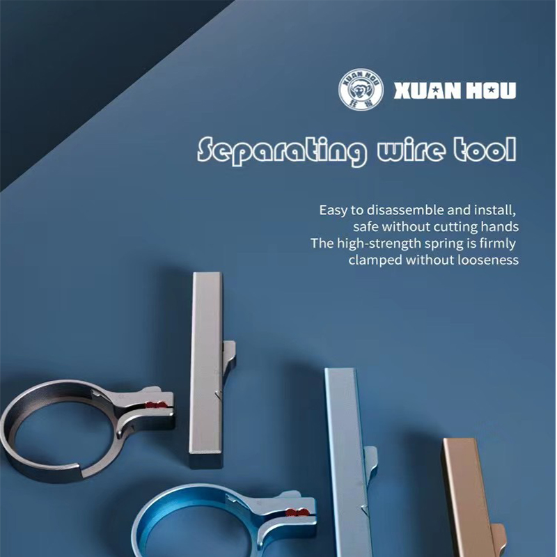 XUANHOU Metal Molybdenum Wire Separator Handle for Screen Separation Blue