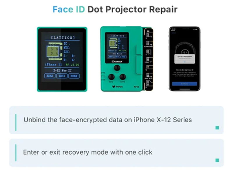 REFOX RP30 Multi-function Restore Programmer with Battery Board + Dot ...