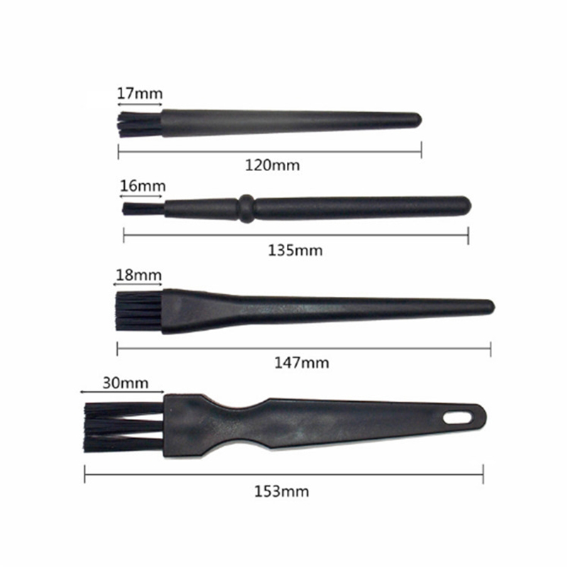 10 in 1 Anti-static Brush PCB Board Cleaning Brush Black