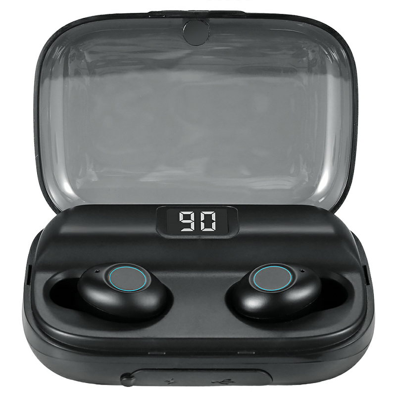 TWS-T10 Touch-Sensitive Stereo Sport Wireless Bluetooth Earphone Black