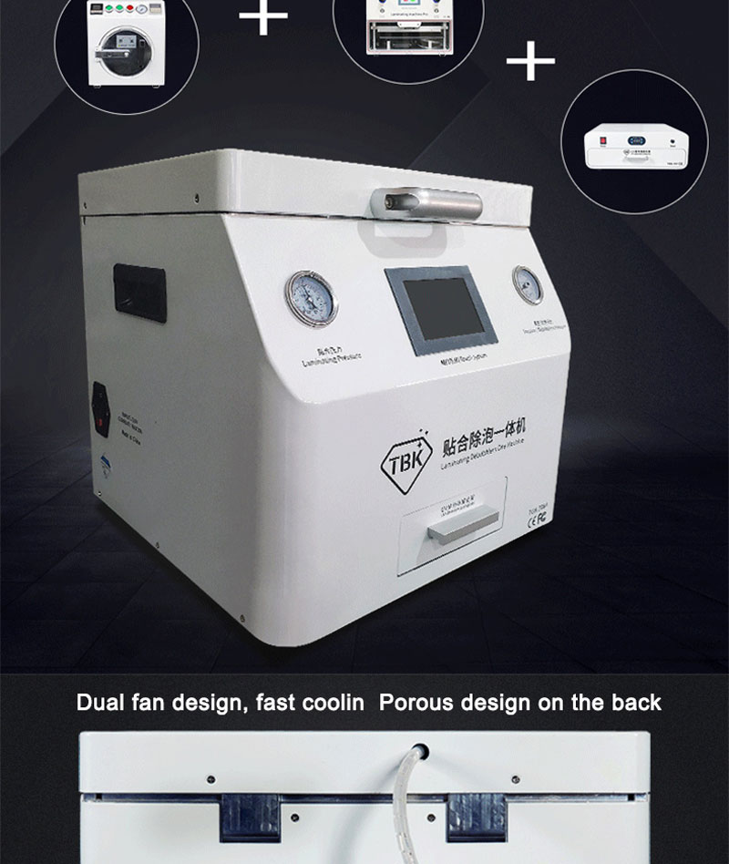 TBK-308A UV 3 in 1 LCD OCA Laminating Defoaming UV Curing Box one ...