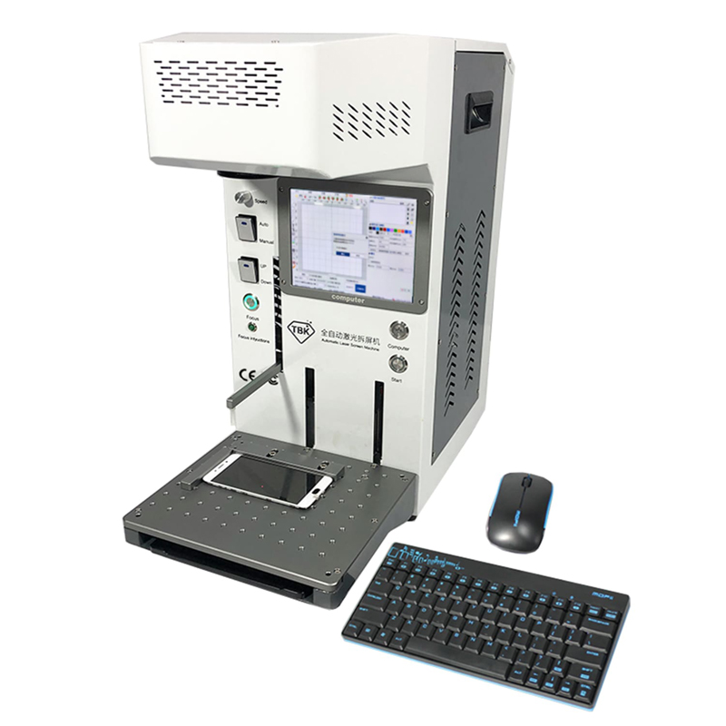 TBK 958A 220V Automatic Laser Removal Back Cover Glass Machine with ...