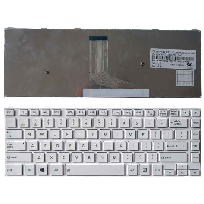 Keyboard for Toshiba Satellite L40 L40D-A/C40-A/C40D/C40/S40-A/C45/C45T ...