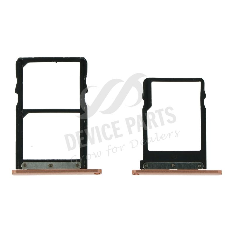 SIM Card Tray for Nokia 5 Dual Card Version Gold Ori