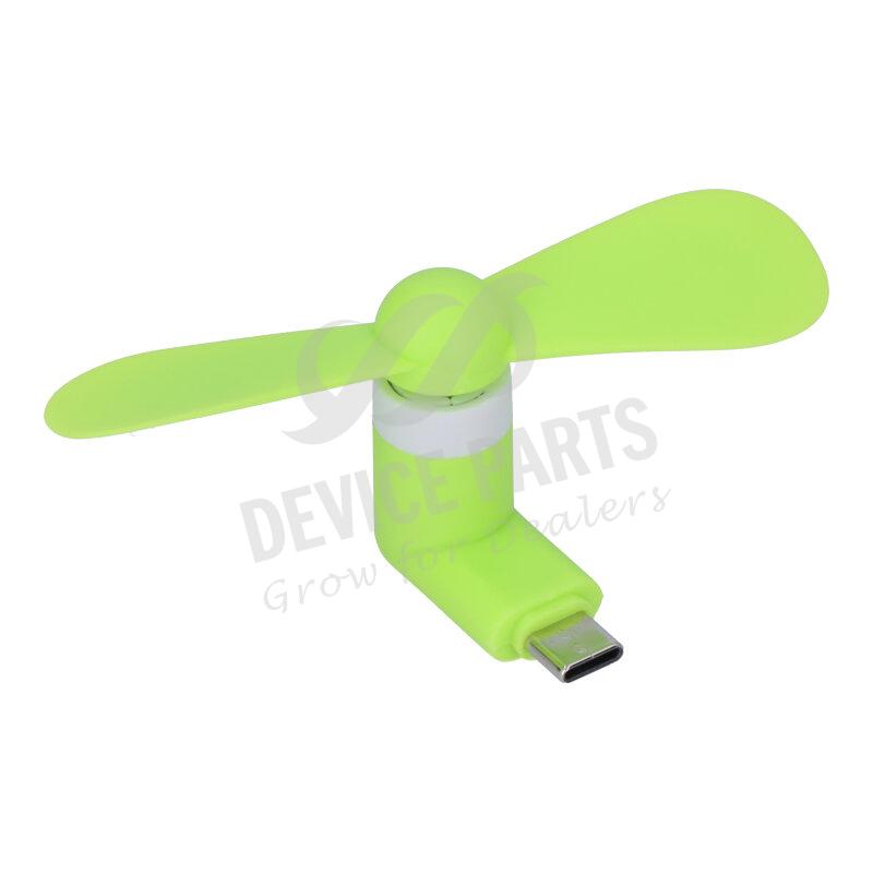 Portable Mini Wind Fan for Type-C Green