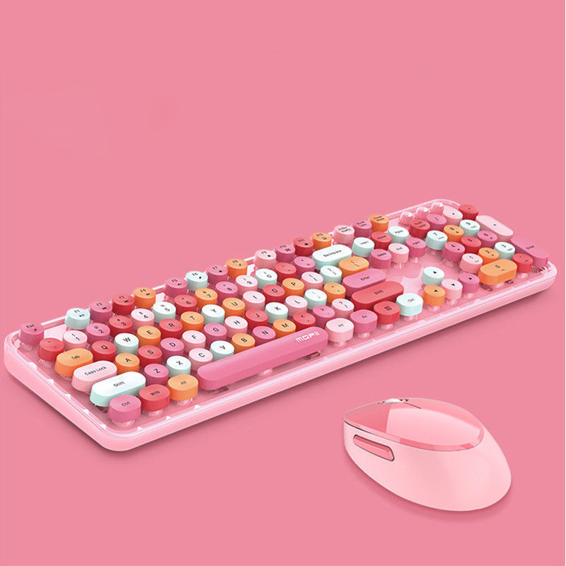 Mofii Retro Portable PC Computer Rechargeable Mini Mechanical Keyboard ...