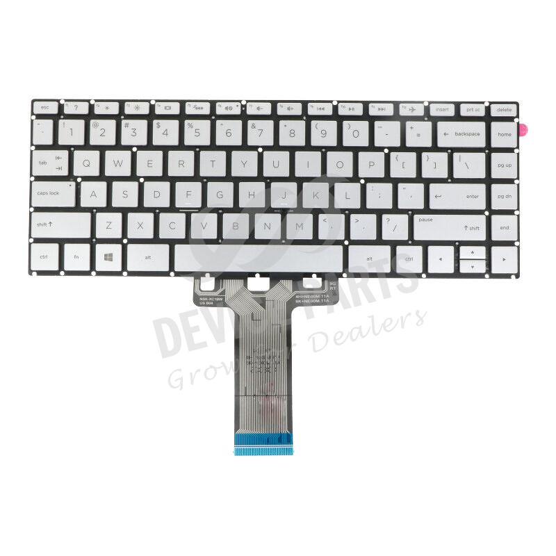 Keyboard with Backlight for HP Pavilion 14-DV0010WM US Version White OEM