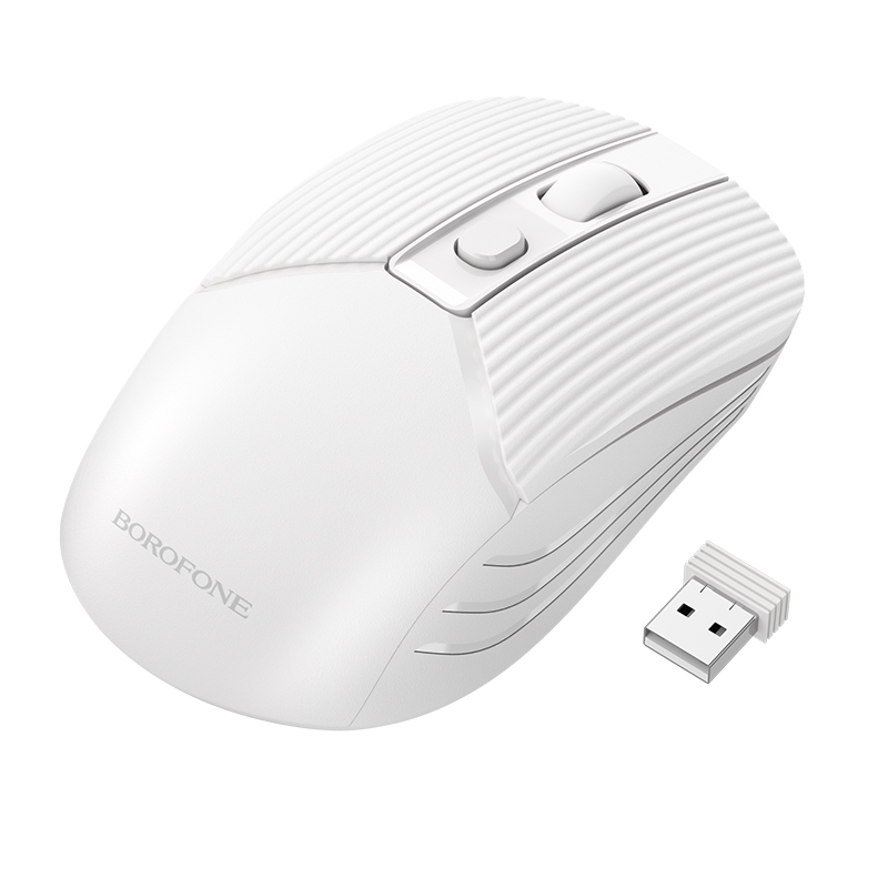 BOROFONE BG4 Universal 2.4G Business Wireless Mouse White