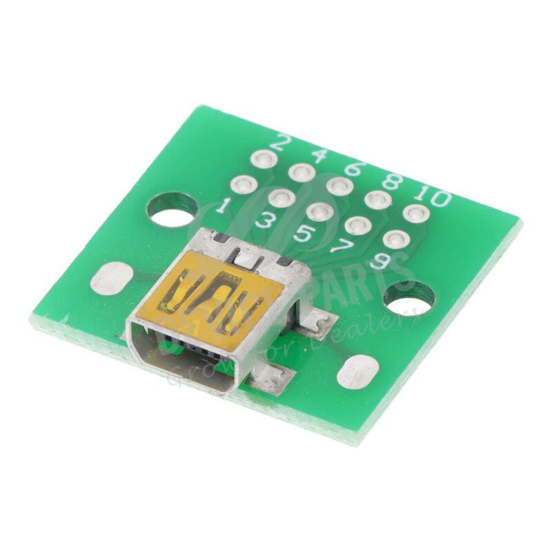 Mini 10Pin Micro USB Female Test Board