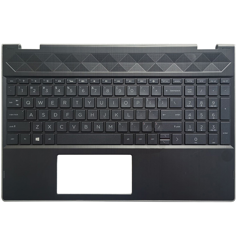 Top Case + Keyboard without Backlight for HP Pavilion X360 15-CR/15T-CR ...