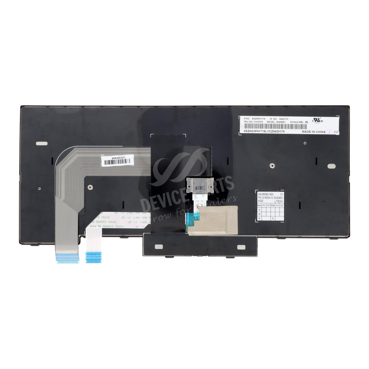 Keyboard without Backlight with Pointstick for Lenovo ThinkPad T470 ...