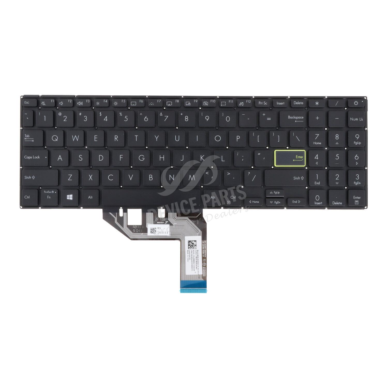 Keyboard with Backlight for Asus Vivobook 15 M513U/M513UA US Version ...