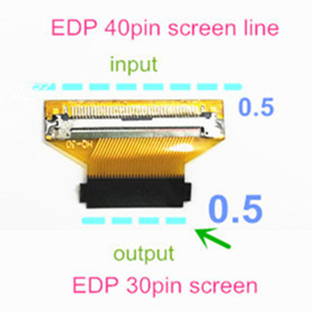 30Pin(0.5mm) Output to 40Pin(0.5mm) Input EDP Cable Adapter HQ