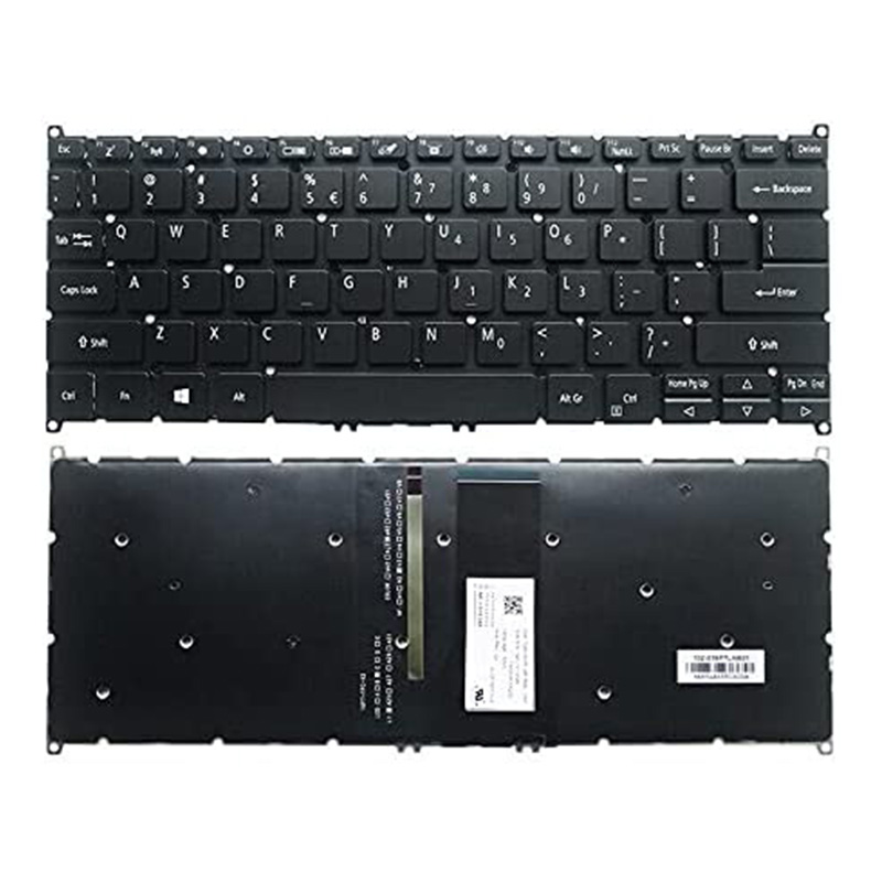 Keyboard with Backlight for Acer SP314-51/SF314-52/SF314-50KE US ...