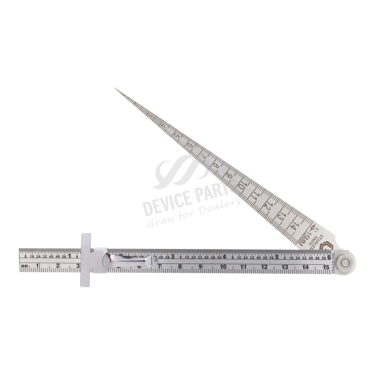 Stainless Steel Taper Weld Sense Hole Inspection Gap Ruler Depth Gauge