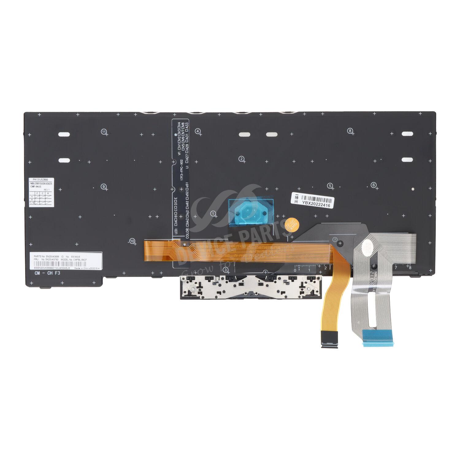 Keyboard with Backlight for Lenovo ThinkPad E480/ThinkPad T480S ...