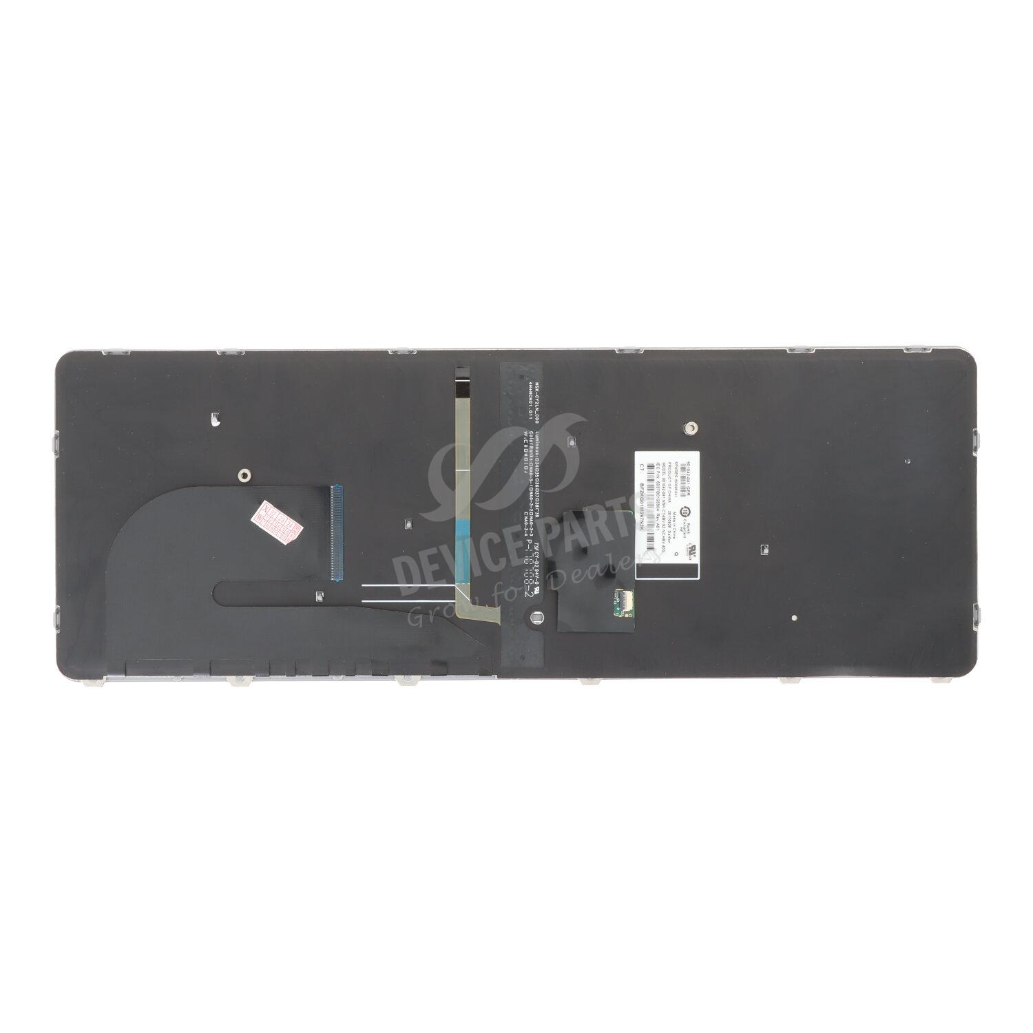 Keyboard with Frame & Backlight & Pointstick for HP ZBook 14U G4 EU ...