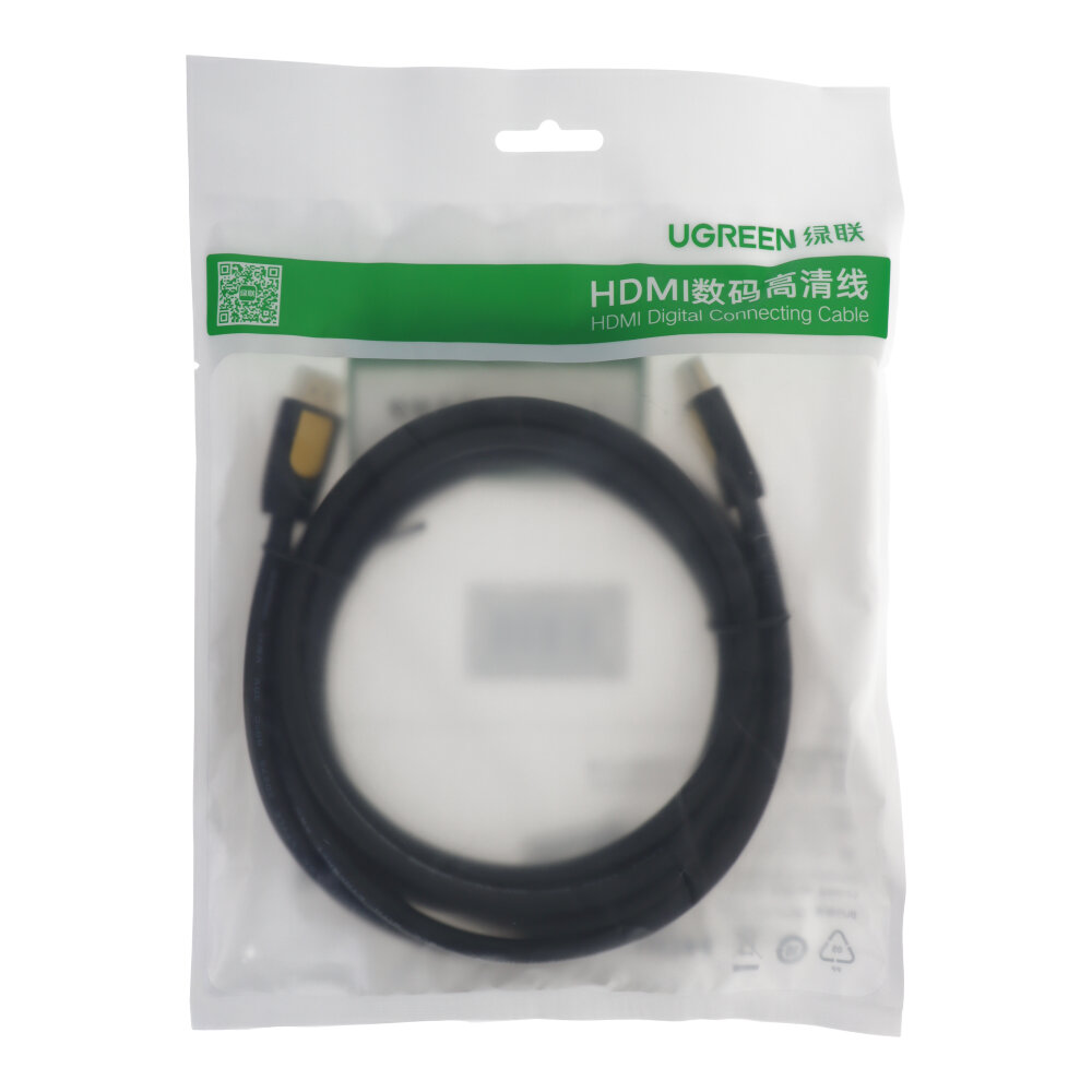 UGREEN 10130 3M Dual HDMI Cable Black