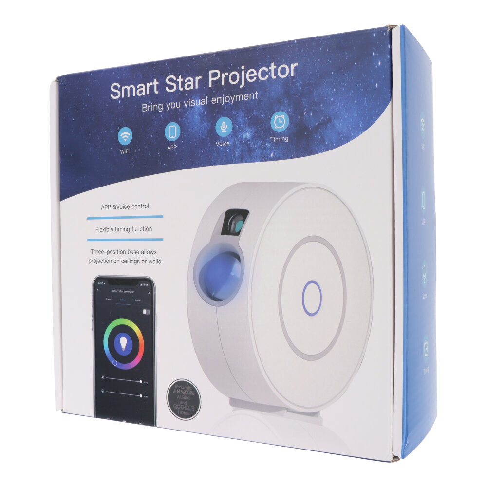 Tuya 035 WiFi Smart Star Projector Music Star Light UK Adapter