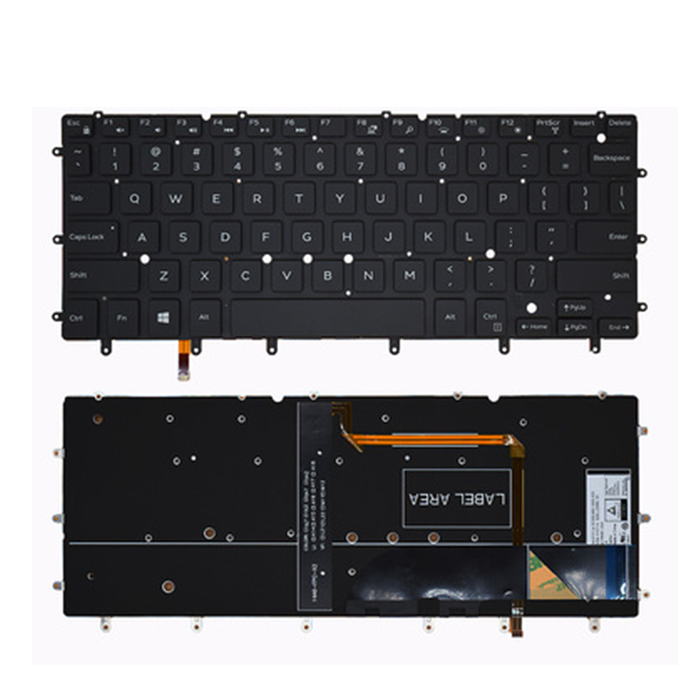 Keyboard with Backlight for Dell XPS 13 9350 US Version Ori