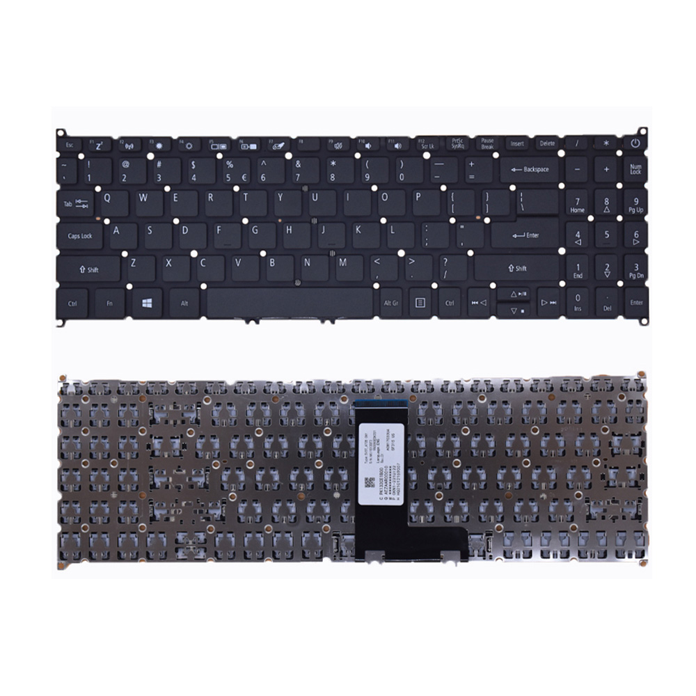 Keyboard without Backlight for Acer Aspire A515-52G/A515-53/A515-54 US ...