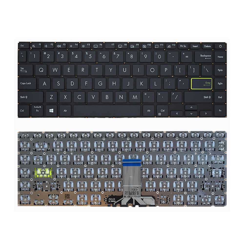 Keyboard without Backlight for Asus Vivobook S433/X421/V4050E US ...