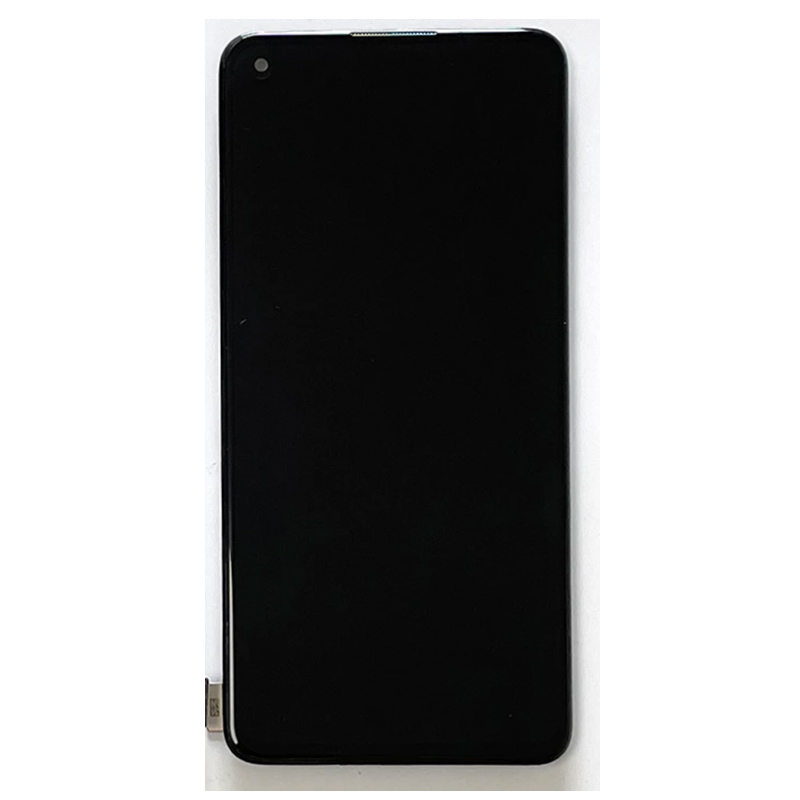 Screen Replacement With Frame for Realme GT2 Silver OEM