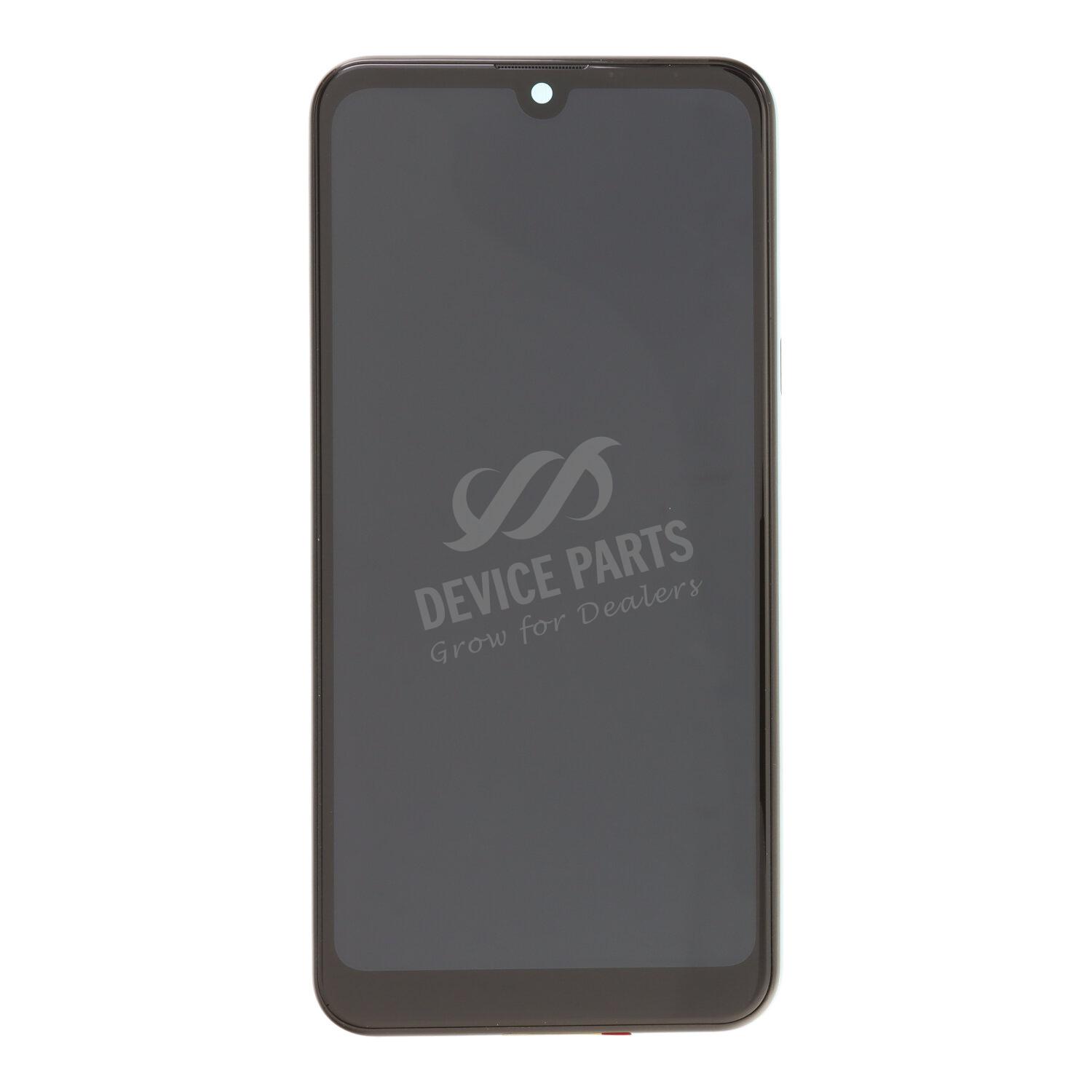 Screen Replacement With Frame for LG Q60 Single Card Version Blue Ori ...