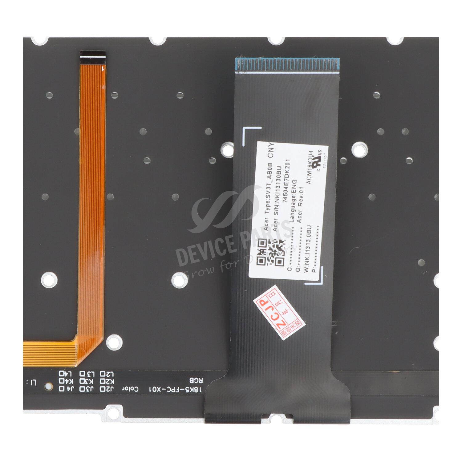 Keyboard with Backlight for Acer Nitro 5 N20C1/N20C2/N18C3/N18C4 Wide ...