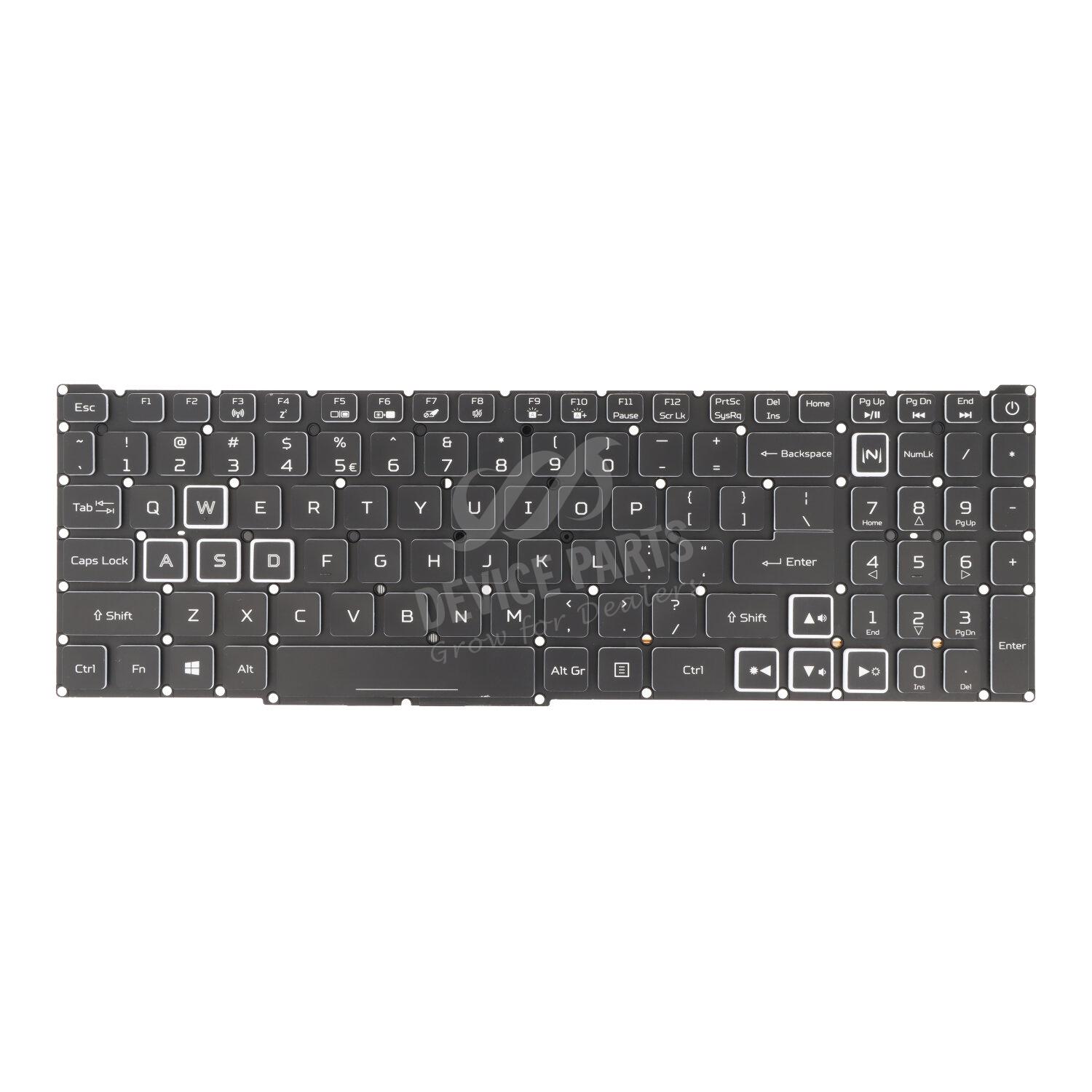 Keyboard with Backlight for Acer Nitro 5 N20C1/N20C2/N18C3/N18C4 Wide ...