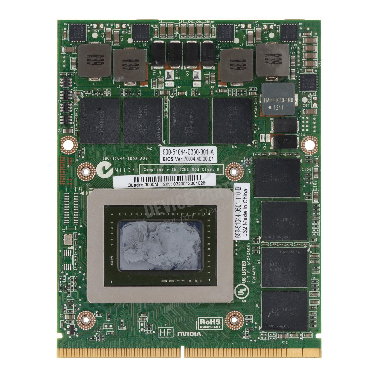NVIDIA Quadro Q3000M 2GB GDDR5 Graphics Video Card N12E-Q1-A1 for DELL ...