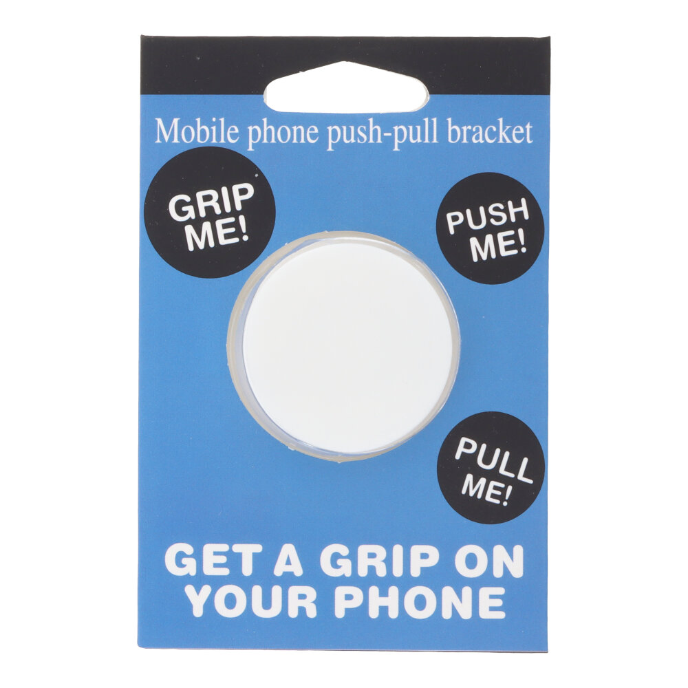 ABS+TPU Material Push-Pull Folding Bracket for Mobile Phone White