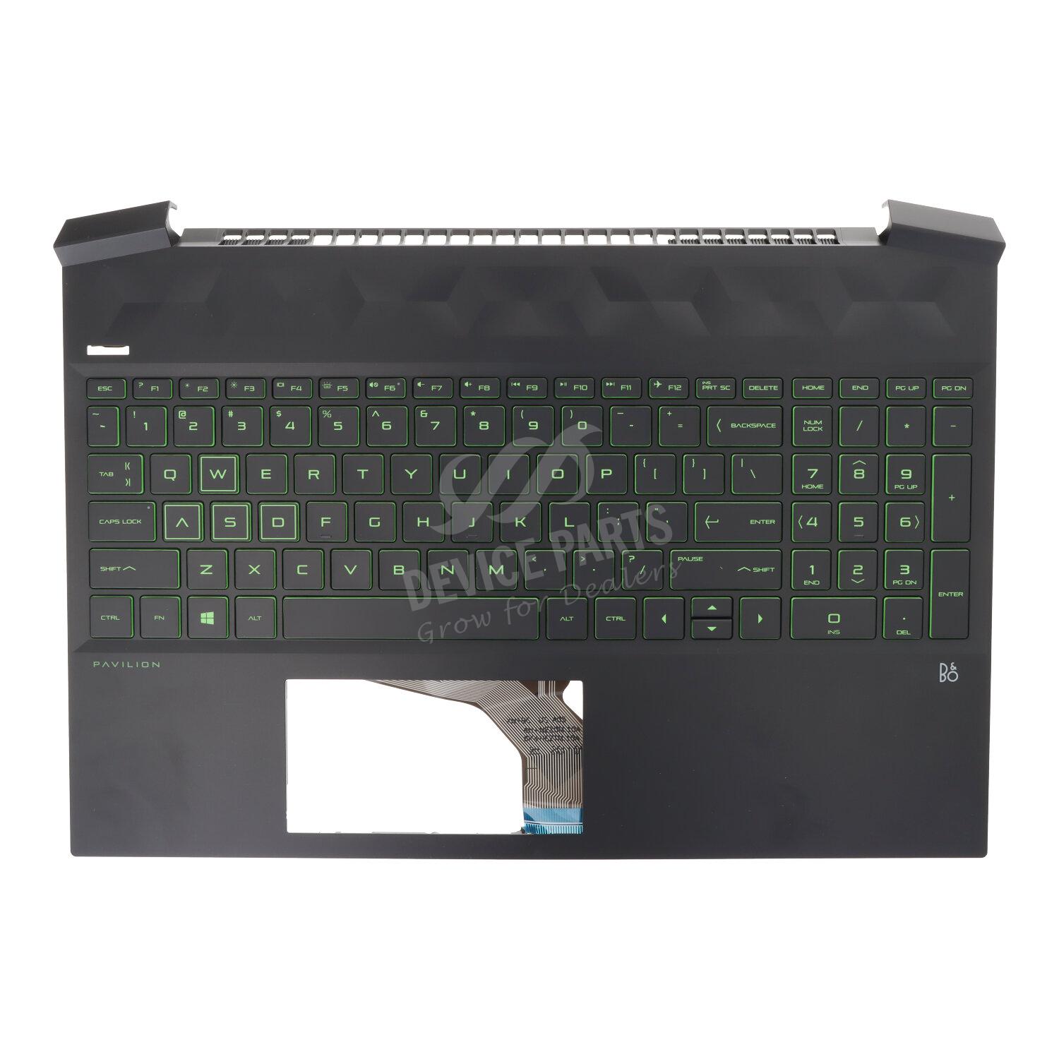 L72597-001 Top Case + Keyboard with Backlight for HP Pavilion 15 ...