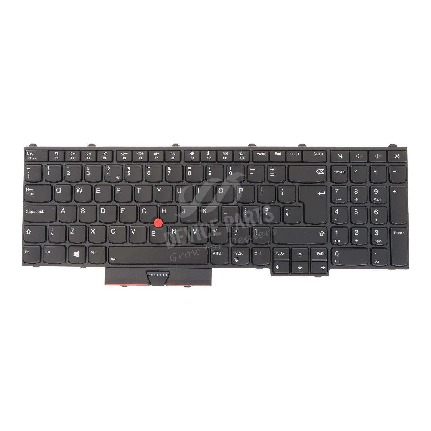 Keyboard with Backlight & Pointstick for Lenovo ThinkPad P51 UK Version Ori