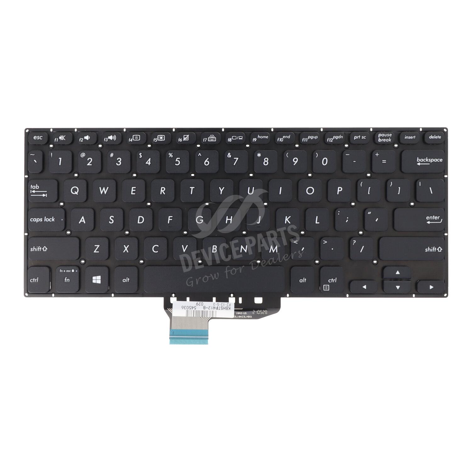 Keyboard without Backlight for Asus VivoBook Flip 14 TP412FA US Version HQ