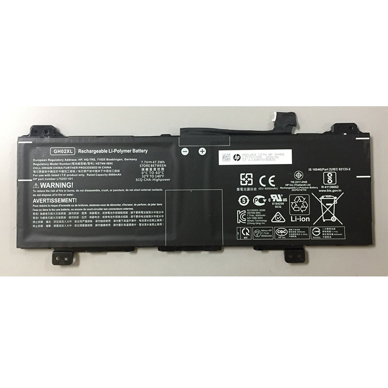 L75783-005/GH02XL Battery for HP 14A-N OEM