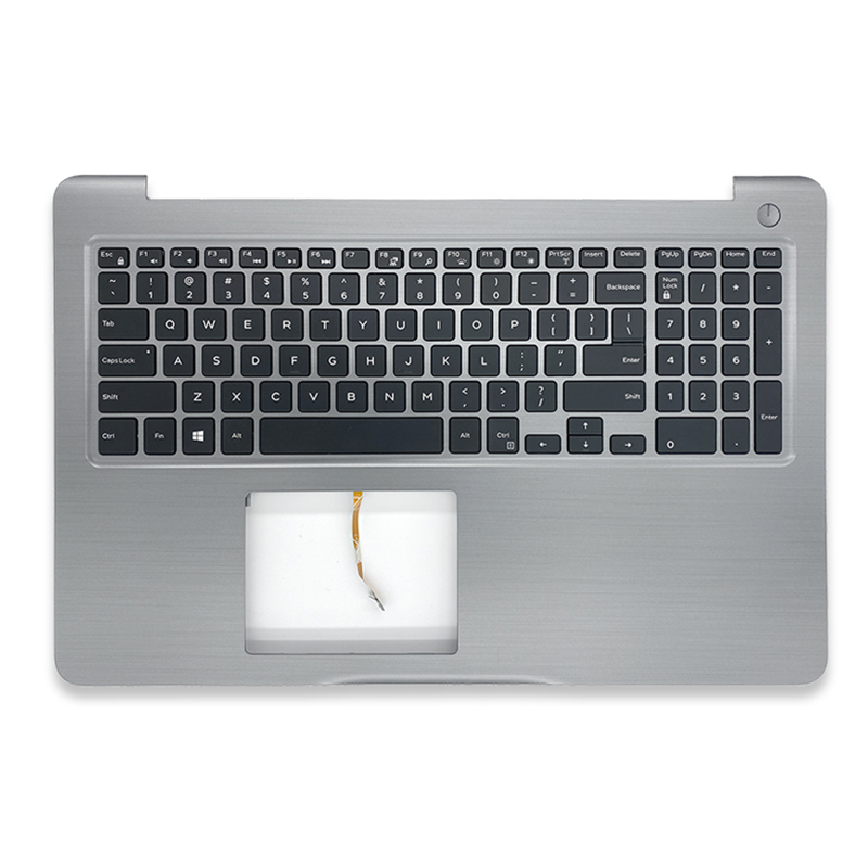Top Case + Keyboard for Dell Inspiron 15 5565/5567 US Version Silver ...
