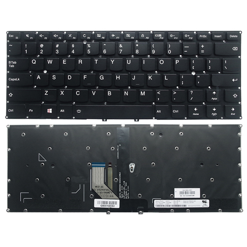 Keyboard with Backlight for Lenovo Yoga 910-13IKB/Yoga 5 Pro 910-13 US ...