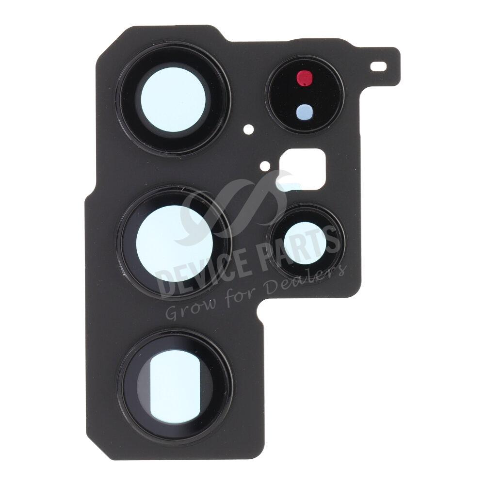 Back Camera Lens and Bezel for Samsung Galaxy S22 Ultra 5G Black Ori