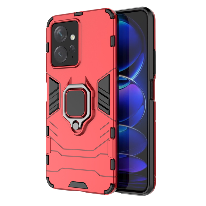 Panther Series Shockproof Case for Xiaomi Redmi Note 12 4G Red