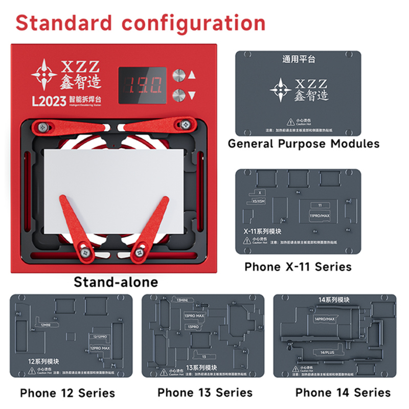 XINZHIZAO L2023 Intelligent Preheating Platform with iPhone X-14 Series Module & Universal ...