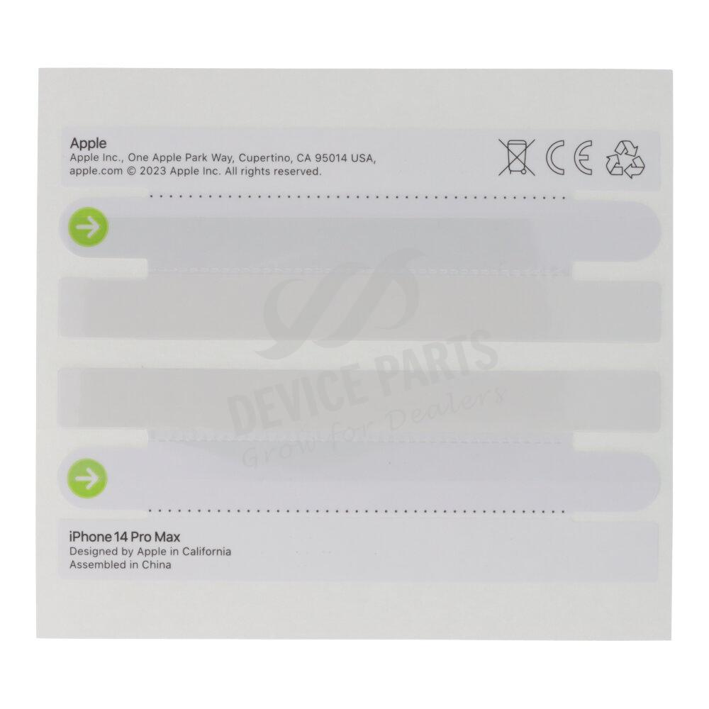 100 Sets Packaging Label Seal Sticker Film for iPhone 14 Pro Max 2pcs ...