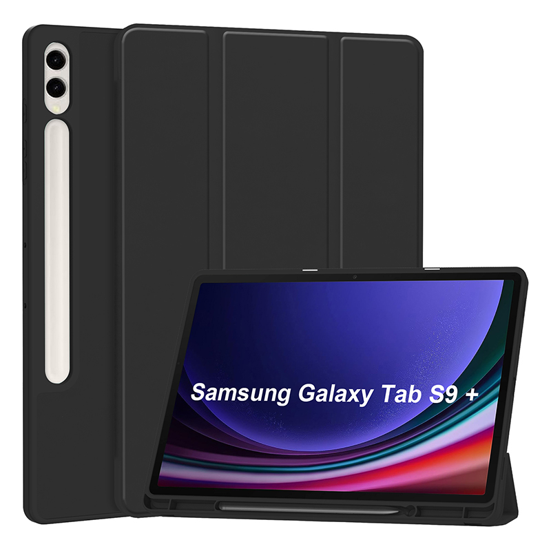 Triple Folding with TPU Pen Slot Case for Samsung Galaxy Tab S9+ X810 ...