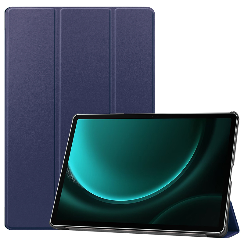 Triple Folding Case for Samsung Galaxy Tab S9+ X810/X816B Dark Blue
