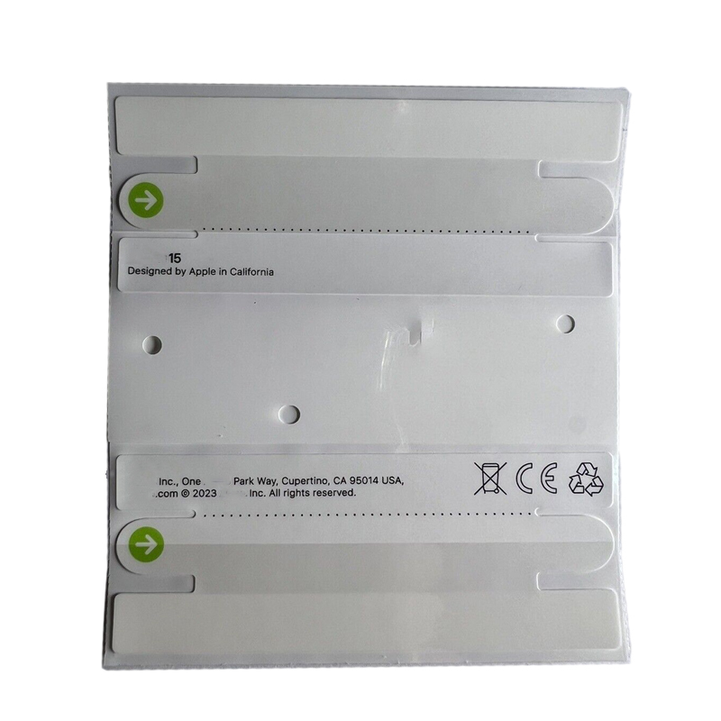 100Sets Label Seal Sticker Film for iPhone 15 Pro 2pcs in one set
