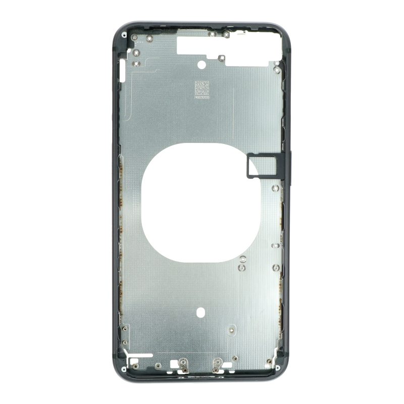 Middle Frame with Side Buttons for iPhone 8 Plus Black HQ
