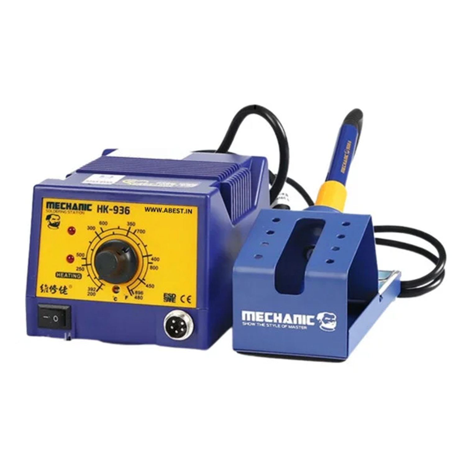 Mechanic HK-936D 45W 200-480˚C Intelligent Temperature Control Anti-static Soldering Station ...