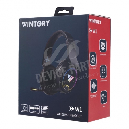 WINTORY W1 Wireless Bluetooth Gaming Headset Low Latency 7.1 Surround ...