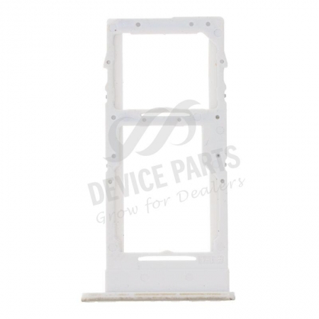 SIM Card Tray for Samsung Galaxy A51 5G Dual Card Version White Ori